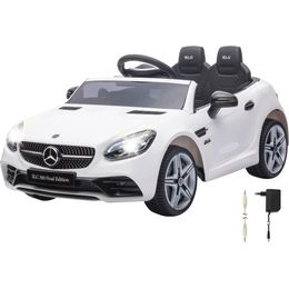 Elektro-Kinderauto Jamara "Ride-on Mercedes-Benz SLC" Elektro-Kinderfahrzeuge weiß Kinder inkl. Akku und Ladegerät