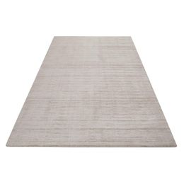 Teppich Esprit "Gil", beige (creme beige), B:200cm H:0,8mm L:290cm, Polyester, Teppiche, handgewebt, seidig glänzend, schimmernde Farbbrillianz, Melangeeffekt