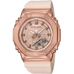 Chronograph Casio G-SHOCK Armbanduhren beige Damen Quarzuhr, Armbanduhr, Damen, Herren, digital, bis 20 bar wasserdicht