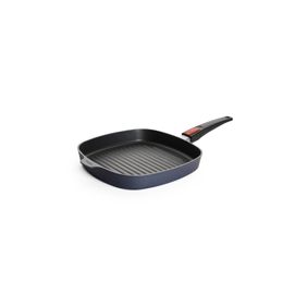 Grillpfanne WOLL MADE IN GERMANY "Diamond Lite", grau (anthrazit), B:28cm H:6cm L:28cm, Pfannen, 28x28 cm, Induktion