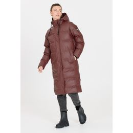Wintermantel WEATHER REPORT "Audrey", Damen, Gr. 46, braun, 100% Polyester, unifarben, normal, ohne Ausschnitt, M&auml;ntel Wintermantel, in winddichter und wasserabweisender Qualit&auml;t