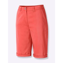 Jeansbermudas Casual Looks Gr. 36, Normalgrößen, orange (koralle) Damen Jeans