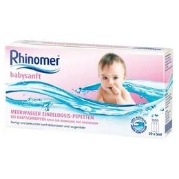 Rhinomer Babysanft Meerwasser 5ml Einzeldosispipetten 20X5 ml