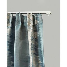 Gardinenschiene Garesa, L:490cm, grau, Gardinenstangen, "100", schlichte Aluminium-Innenlaufgarnitur, verl&auml;ngerbar, Deckenmontage