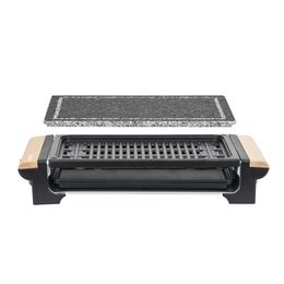 H.Koenig 2 in 1 Tischgrill RP320 mit Granitsteinplatte