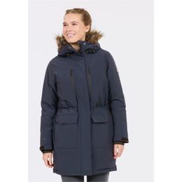 WHISTLER Damen Parka "Bluff", blau, Gr. 44, unifarben, 92% Polyester, 8% Elasthan, Jacken, mit wasserdichten und wärmenden Eigenschaften