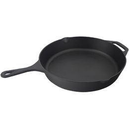 Grillpfanne JIM BEAM BBQ, H:4,5cm Ø:26cm, schwarz, Pfannen, für Grill und Ofen