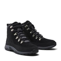 Timberland Damen Winterboots "MT. MADDSEN MID WARM LINED WATERPROOF SNOW BOOT", Gr. 37, schwarz, Leder, Schuhe, Snowboots, Winterstiefel,