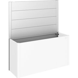Sichtschutzelement BioHort, H:91cm, silber, Stahlblech, Garten, Zaunelemente, f&uuml;r Hochbeet DaVinci