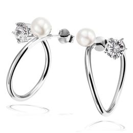 Goldmaid Damen Paar Creolen, Silber 925 (Sterlingsilber), silber, Silber 925 (Sterlingsilber), Ohrringe