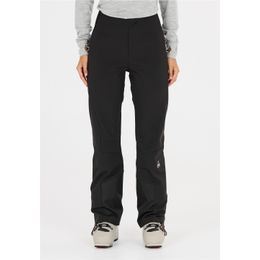 SOS Damen Skihose "Masella", schwarz, Gr. XS, unifarben, 96% Polyester, 4% Elasthan, Hosen, mit wasserabweisender und PFC-freier Beschichtung