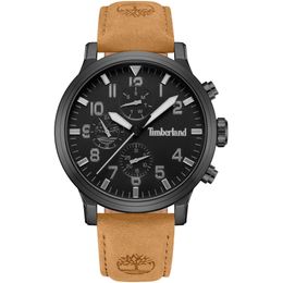 Timberland Herren Multifunktionsuhr "DRISCOLL", schwarz, Armbanduhren, Armbanduhr, Quarzuhr, Herrenuhr, Datum, Lederarmband