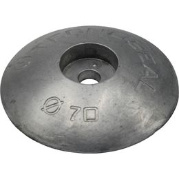 Poolleiter-Beschwerungsgewicht KWAD, B:7cm H:7cm L:7cm, silber, Metall, Beschwerungsgewichte, "Zinkplatte", f&uuml;r Edelstahlleitern