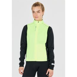 ELITE LAB Damen Funktionsweste "Shell X2 Elite", gelb, Gr. 34, 100% Polyester, Westen, mit reflektierendem Einsatz