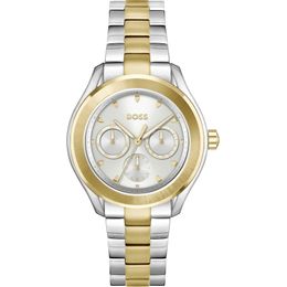 BOSS Damen Multifunktionsuhr "LIDA", silber, Armbanduhren, Quarzuhr, Damenuhr, Armbanduhr, Datum, Edelstahlarmband