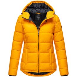 Marikoo Damen Outdoorjacke "Leandraa", gelb, Gr. 36, Obermaterial: 100% Nylon; Innenseite: 100% Polyester; Futter: 100% Polyester; Ärmelfutter: 100%
