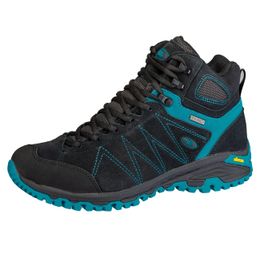 Brütting BRÜTTING Damen Outdoorschuh "Outdoorstiefel Mount Kapela High", Gr. 36, schwarz, Leder, Schuhe