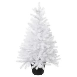 Künstlicher Weihnachtsbaum CREATIV DECO "Weihnachtsdeko, künstlicher Christbaum, Tannenbaum" Weihnachtsbäume Gr. Höhe: 90 cm bis, weiß im Topf