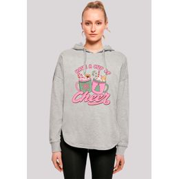F4NT4STIC Damen Kapuzenpullover "Have a Cup of Cheer Weihnachten", grau, Gr. XS, Obermaterial: 100% Baumwolle, Pullover, Premium Qualit&auml;t,