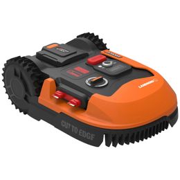 Rasenmähroboter WORX, orange, Rasenmähroboter, "Landroid L800", 800m², 20V/2Ah, 20cm/30-60mm, WiFi/Bluetooth, Cut to edge, PowerShare