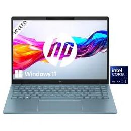 HP Notebook "14-ew1055ng" Notebooks Gr. 16 GB RAM 512 GB SSD, Core Ultra 5, Windows 11 Home, blau (mondscheinblau)