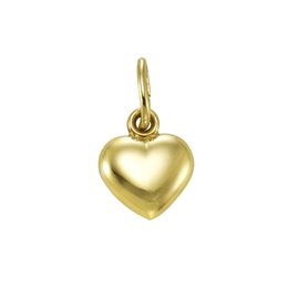 Vivance Damen Kettenanh&auml;nger "333 Gold Motiv Herz", one-size, Gold, 0,1 g, gelb, Gold, Schmuckanh&auml;nger