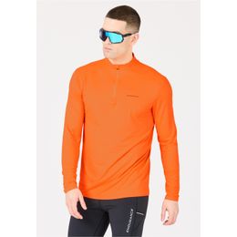 Endurance Herren Funktionsshirt "Armin", orange, Gr. S, unifarben, 90% Polyester, 10% Elasthan, Shirts, mit Quick Dry-Funktion