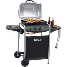 Gasgrill Tepro, B:112cm H:96cm T:52cm, silber, Garten, Grills, "Fremont", B/T/H: 112/52/96,5 cm