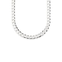 Bruno Banani Herren Kette ohne Anhänger "Schmuck Geschenk Silber 925 Halsschmuck Halskette Panzerkette", 60, Silber 925 (Sterlingsilber), L: 60 B: