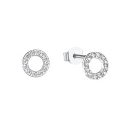 s.Oliver Damen Paar Ohrstecker "2034385", 7mm, Silber 925 (Sterlingsilber), bunt, Silber 925 (Sterlingsilber), Ohrringe, mit Zirkonia (synth.)