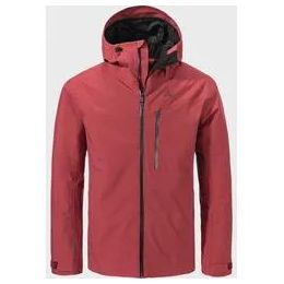 Schöffel Outdoorjacke SCHÖFFEL "Ski Jacket Style Nollen MNS" Gr. 54, rot (2925, rot) Herren Jacken