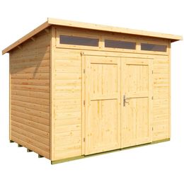 Gartenhaus Weka, beige, Holzwerkstoff, Gartenh&auml;user, "264 Gr. 4, 21 mm, natur"