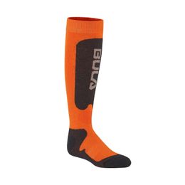 BULA Herren Socken, Gr. 34, orange, 54% Polyacryl, 24% Wolle, 9% Polyester, 8% Polyamid, 5% Elasthan, mehrfarbig, Socken, mit verst&auml;rkter Zehen- und