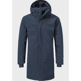 Schöffel SCHÖFFEL Herren Parka "Urban Ins Coat Style Gregale MNS", blau, Gr. 50, Oberstoff : 100% Polyester (Membran: Polyurethan) Futter : 100% Polyester