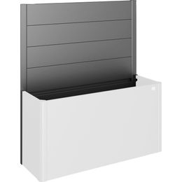 Sichtschutzelement BioHort, H:91cm, grau, Stahlblech, Garten, Zaunelemente, f&uuml;r Hochbeet DaVinci