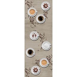 Fototapete "Coffee Break", B/L: 1mm x 2,8mm, braun, ARCHITECTS PAPER, Tapeten, Fototapete Kaffee Tapete Café Panel 1,00m, x 2,80m