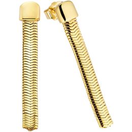 Damen Paar Ohrstecker "Schmuck Geschenk Ohrschmuck Ohrringe", Silber 925 (Sterlingsilber), gold, ANISTON JEWELRY & WATCHES, Silber 925