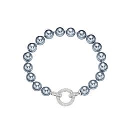 Lady Damen Armband, Perlen, grau, Perlen, Armbänder