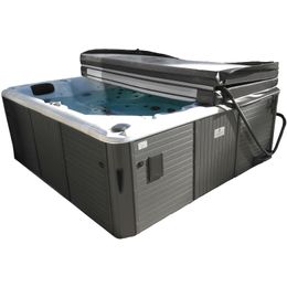 Abdeckungsheber American Spa, B:50cm H:100cm L:230cm, schwarz, Aluminium, Abdeckungsheber, f&uuml;r Whirlpools, Montage seitlich