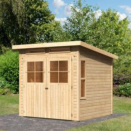 Gartenhaus Karibu, beige, Holzwerkstoff, Gartenh&auml;user, "Falkensee 3"