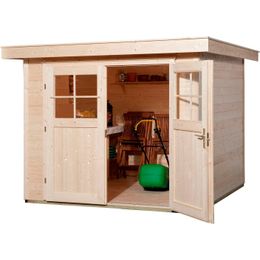 Gartenhaus Weka, beige, Gartenh&auml;user, "227 Gr.2, natur, 21 mm"