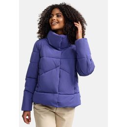 Marikoo Damen Winterjacke "Jalliaa", blau, Gr. XL, Obermaterial: 100% Polyester; Innenseite: 100% Polyester, Jacken, mit schönem Steppdesign