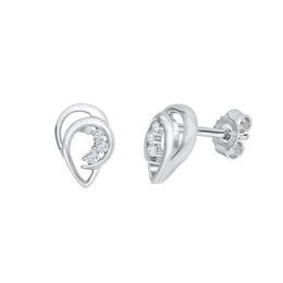 Vivance Damen Paar Ohrstecker, one-size, Silber 925 (Sterlingsilber), silber, Silber 925 (Sterlingsilber), Ohrringe
