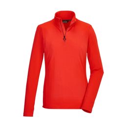 Killtec Damen Langarmshirt "KSW 98 WMN LS SHRT", rot, Gr. 44, Oberstoff: 98% Polyester, 2% Elasthan, Shirts