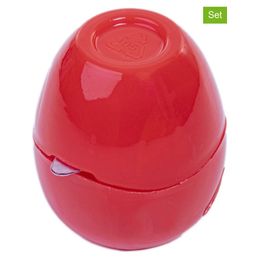 Fackelmann 6tlg. Set: Fruchtfliegenfallen in Rot - 4x 15 ml - 11% | Kuechenhelfer