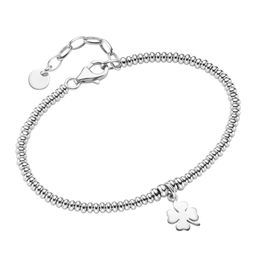 Smart Jewel Damen Armband "Kleeblatt, Silber 925", 19cm, Silber 925 (Sterlingsilber), silber, Silber 925 (Sterlingsilber), Armb&auml;nder