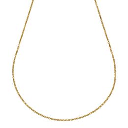 Vivance Damen Collierkettchen "Edelstahl vergoldet Ankerkette 2mm breit", 45cm, Edelstahl, L: 45 B: 2mm, gelb, Edelstahl, B:2mm, Halsketten