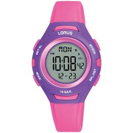 Lorus Kinder Chronograph "Kids", rosa, Armbanduhren, Armbanduhr, Kinderuhr, Lernuhr, Geburtstag, Schulanfang, Geschenkidee