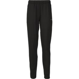 Endurance Jungen Stoffhose "Beno V2 Jr.", schwarz, Gr. 128, unifarben, 92% Polyester, 8% Elasthan, Hosen, mit atmungsaktiver Eigenschaft
