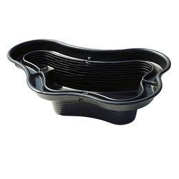 Fertigteich Ubbink, B:145cm H:50cm L:215cm, schwarz, Polyethylen (PE), Teichschalen, "Calmus SIV"